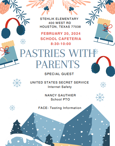 Join Us for Pastries with Parents! – Stehlik Elementary School