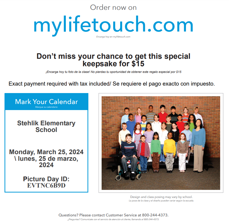 Class Picture Day! – Stehlik Elementary School