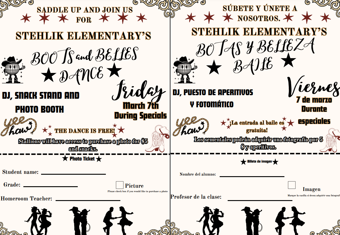 Boots and Belles Dance – Stehlik Elementary School